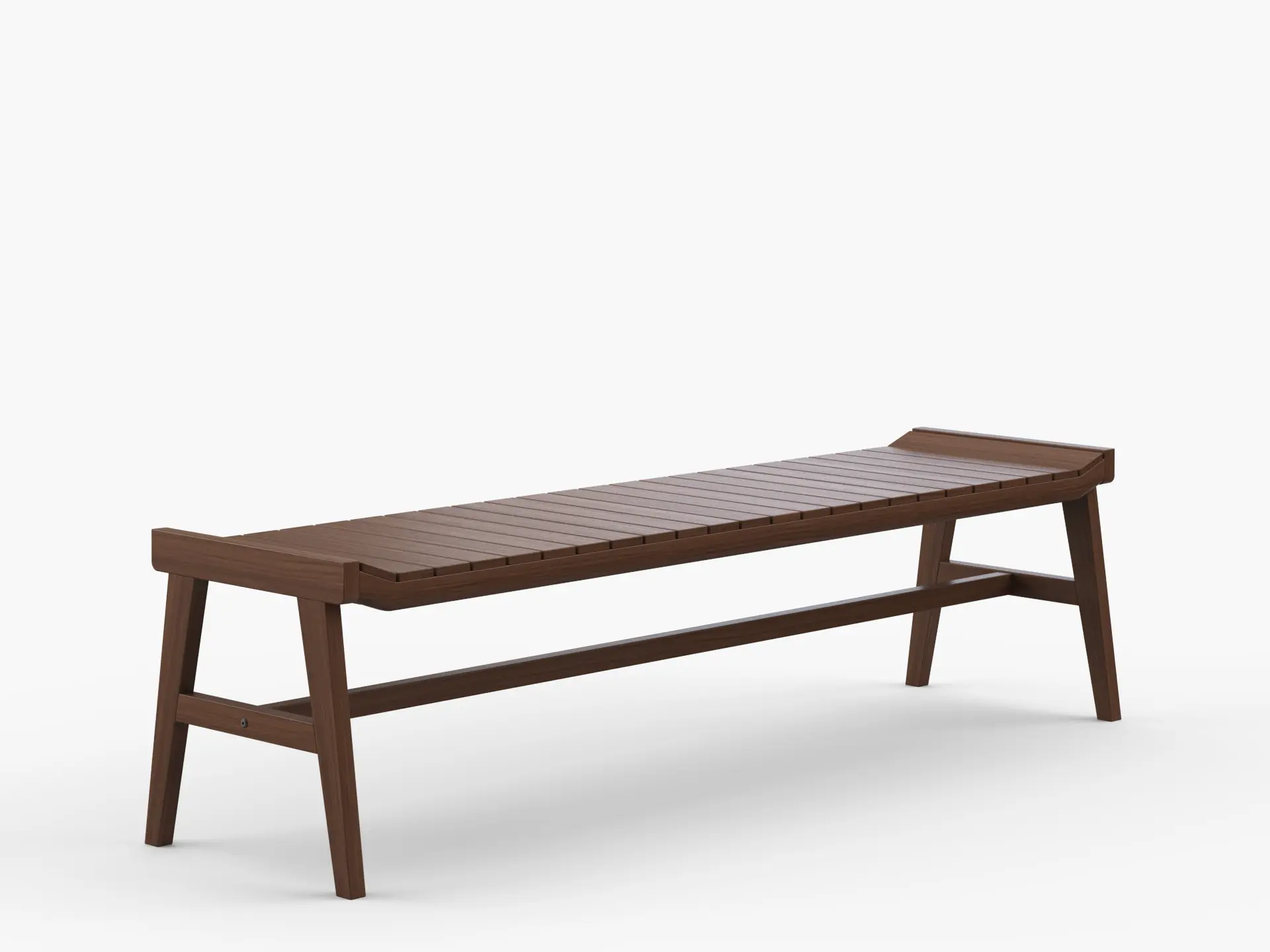 Whisper 72" Backless Bench - Jensen Outdoor