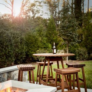 Heritage Sunset Bar Stool | Classic Ipe - Jensen Outdoor
