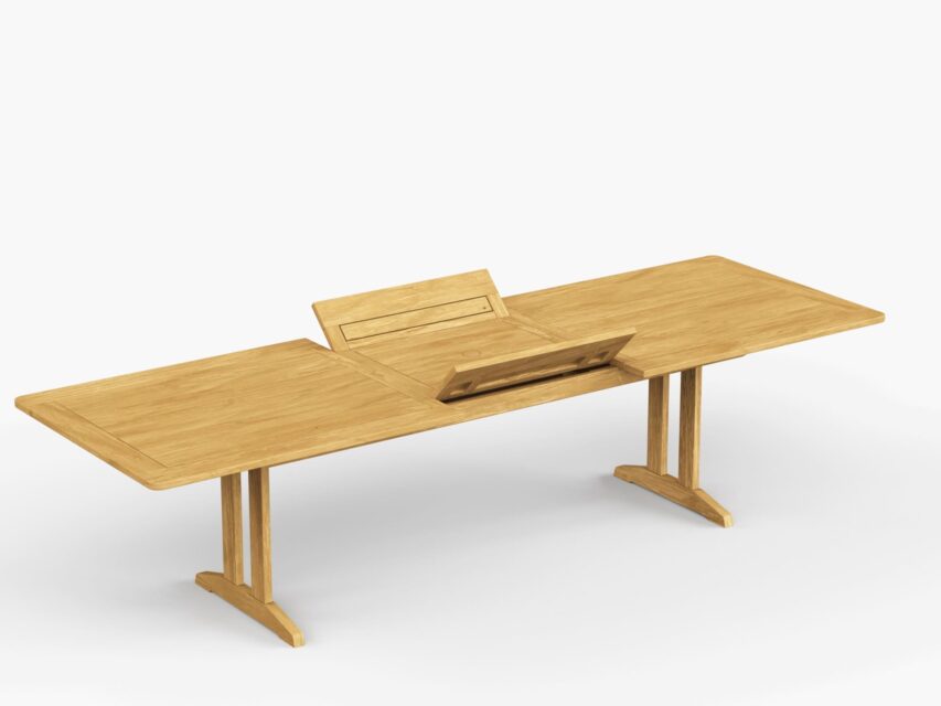 Foundations 74-103" Extension Teak Dining Table - Jensen Outdoor