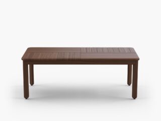 Mosaic 50" Rectangular Ipe Coffee Table - Jensen Outdoor