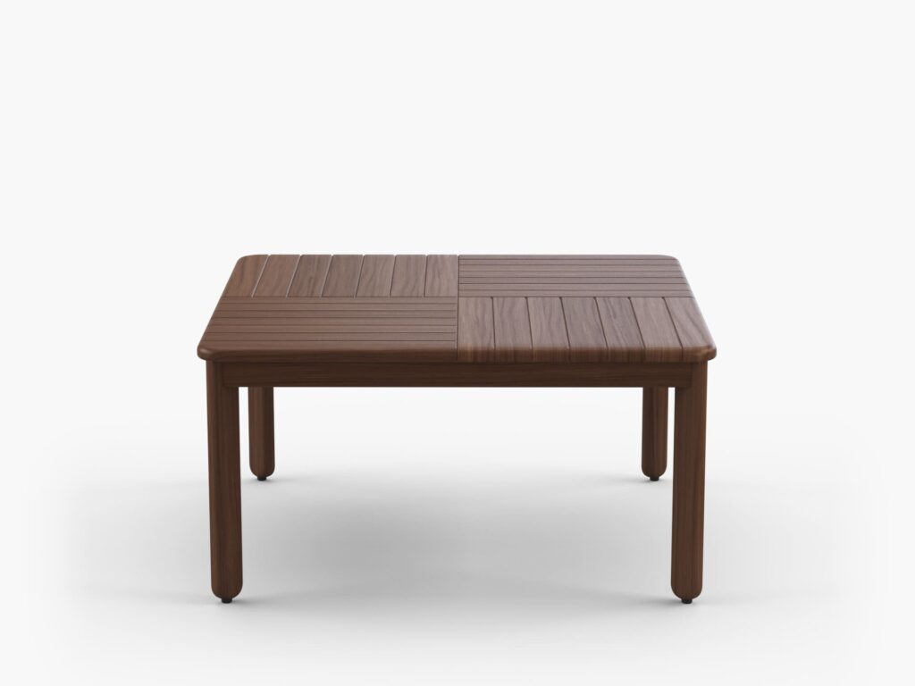 Mosaic 35" Square Ipe Coffee Table - Jensen Outdoor