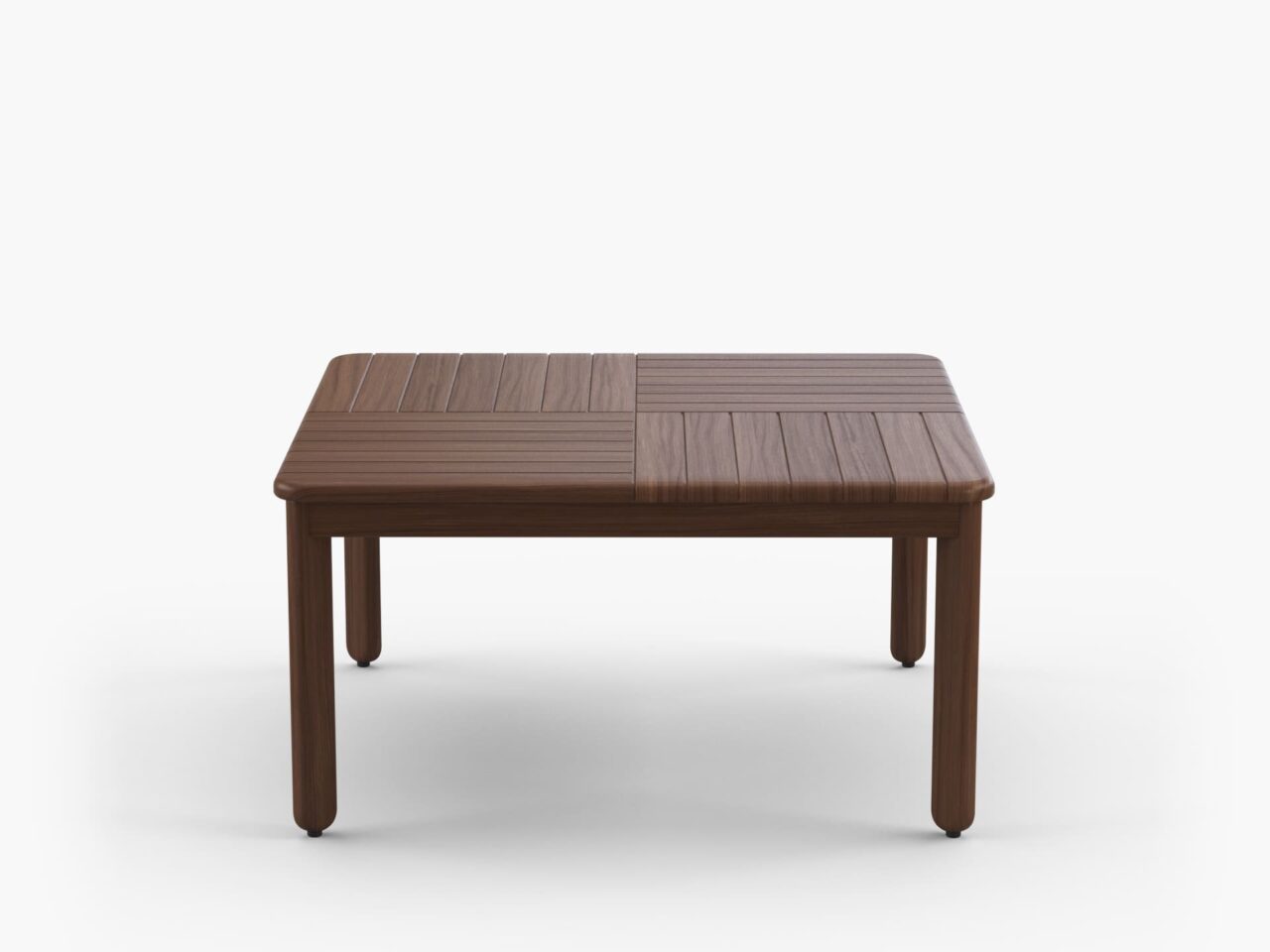 Mosaic 35" Square Ipe Coffee Table - Jensen Outdoor