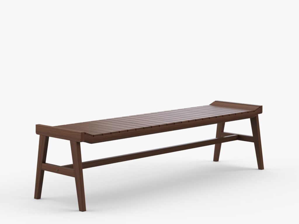 Whisper 72" Backless Bench - Jensen Outdoor