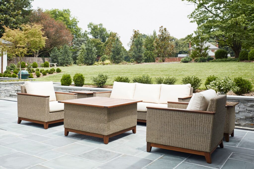Coral 42" Square Chat Table - Jensen Outdoor