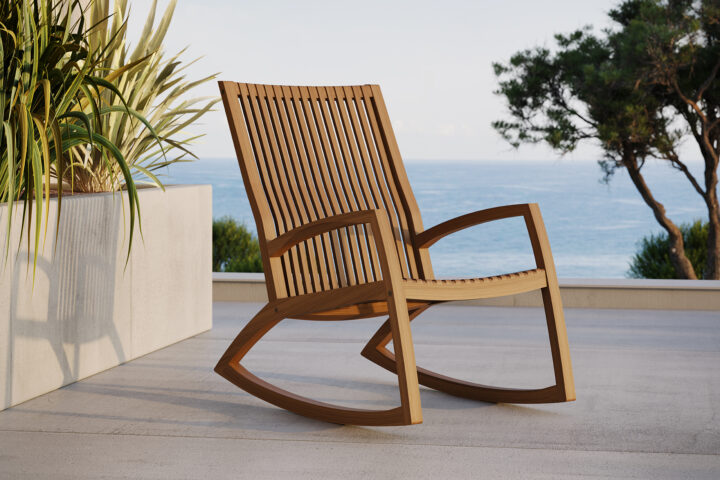 Sway Modern Ipe Rocker - Jensen Outdoor