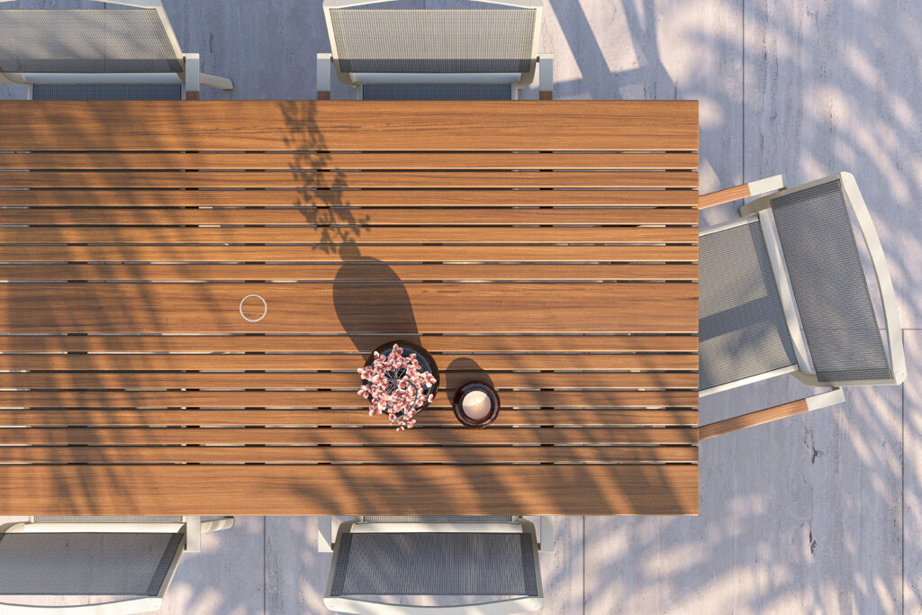 Mesa 86" x 40” Dining Table - Jensen Outdoor